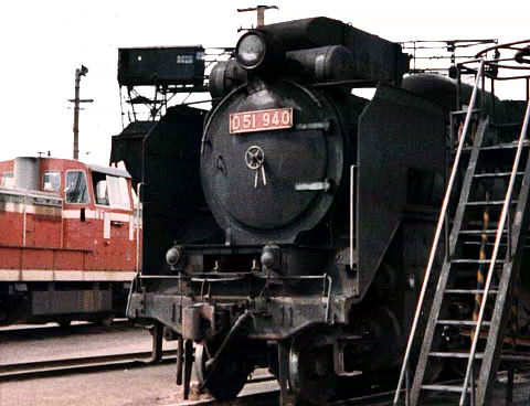 奈良機関区 1972年8月20日撮影 MINOLTA16PS